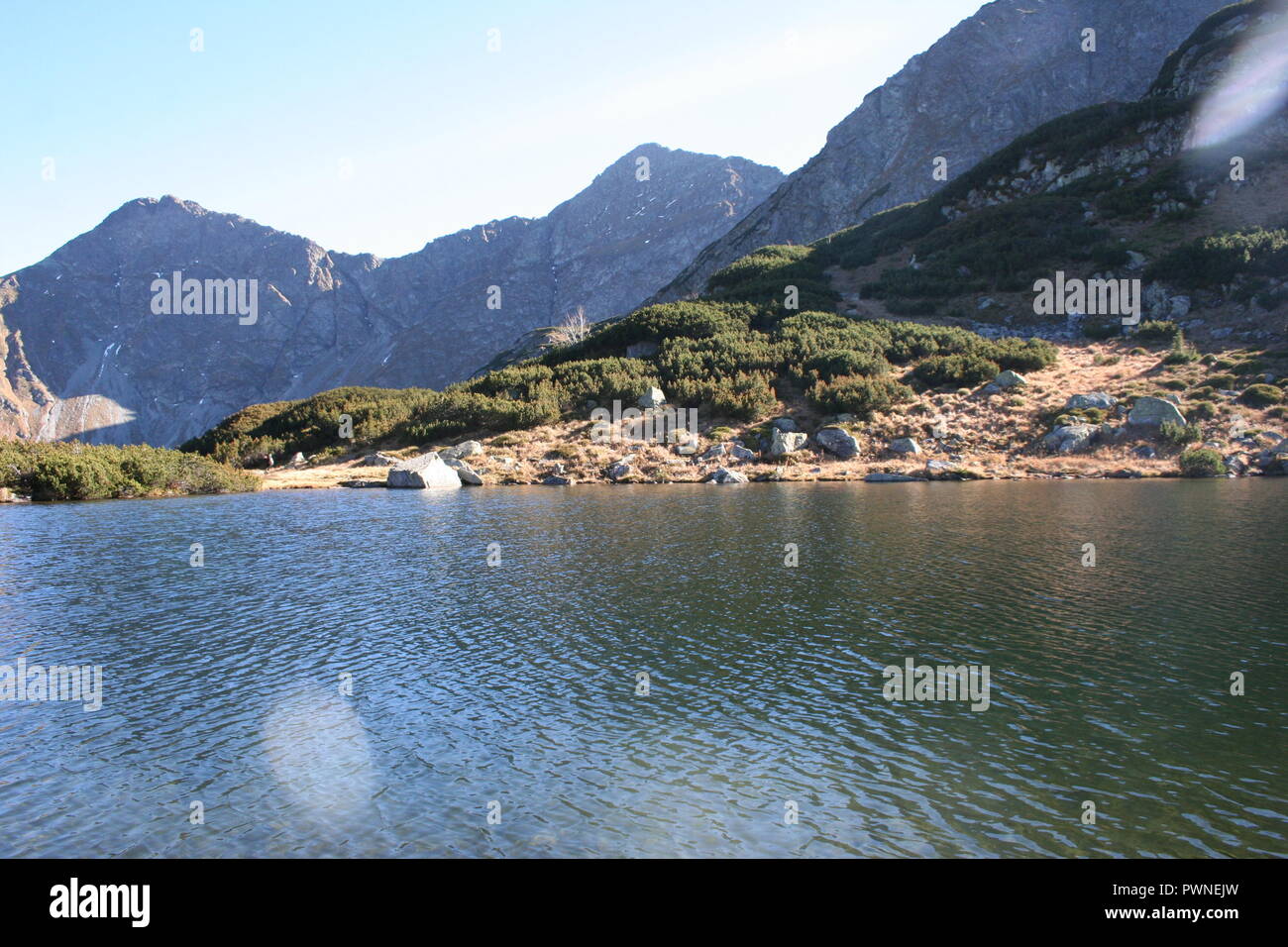 Mountain lake western tatras hi-res stock photography and images - Alamy