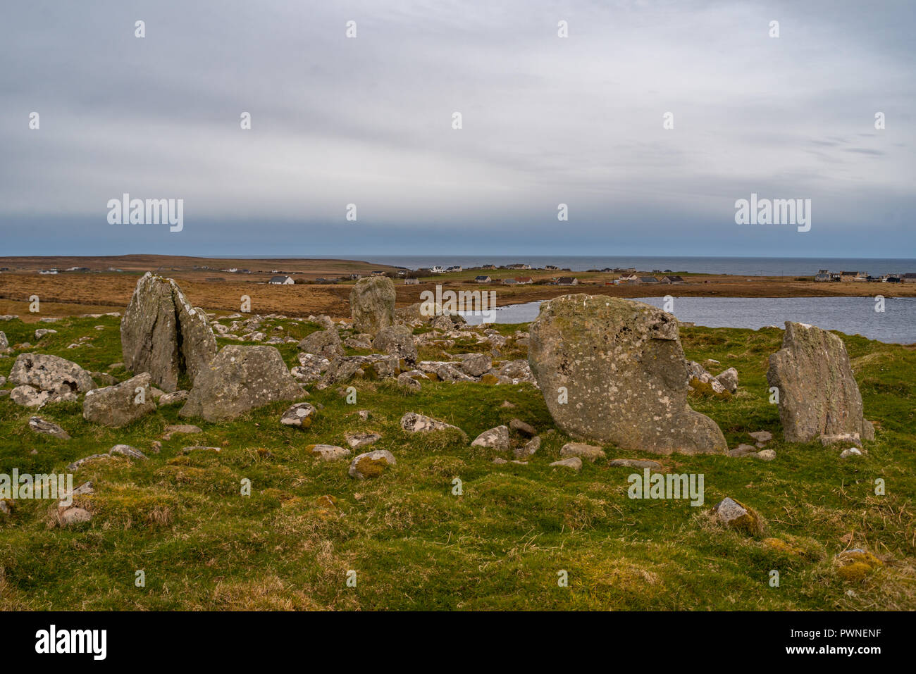 Port of Ness, Isle of Lewis, Outer Hebrides, Scotland, Uk Stock Photo ...
