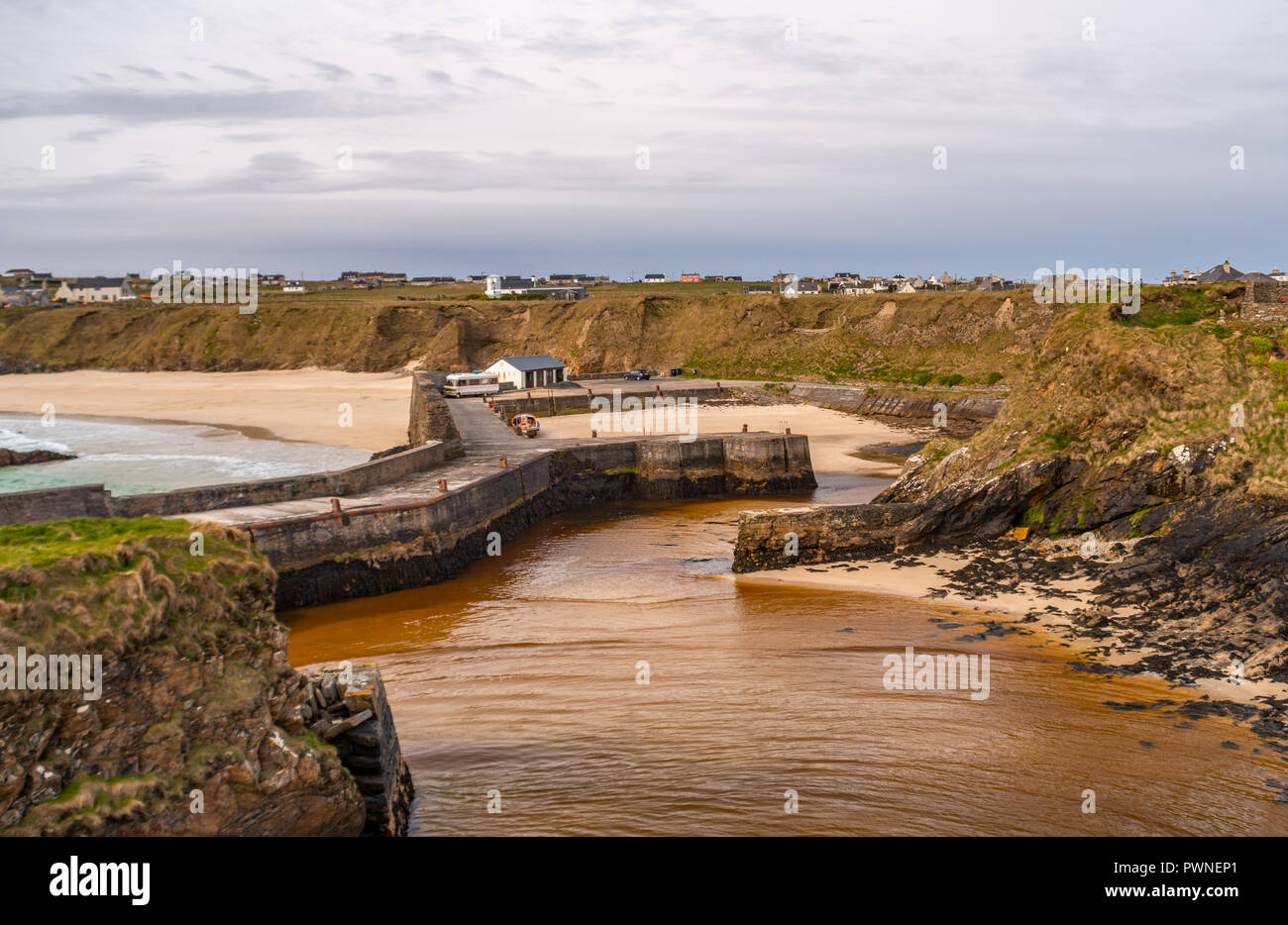 Port of Ness, Isle of Lewis, Outer Hebrides, Scotland, Uk Stock Photo ...