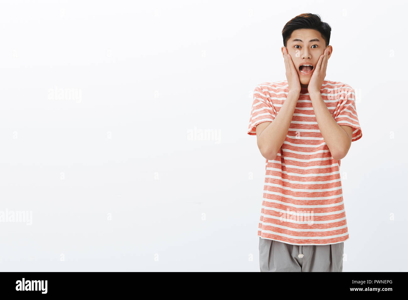 Boy screaming asian hi-res stock photography and images - Alamy