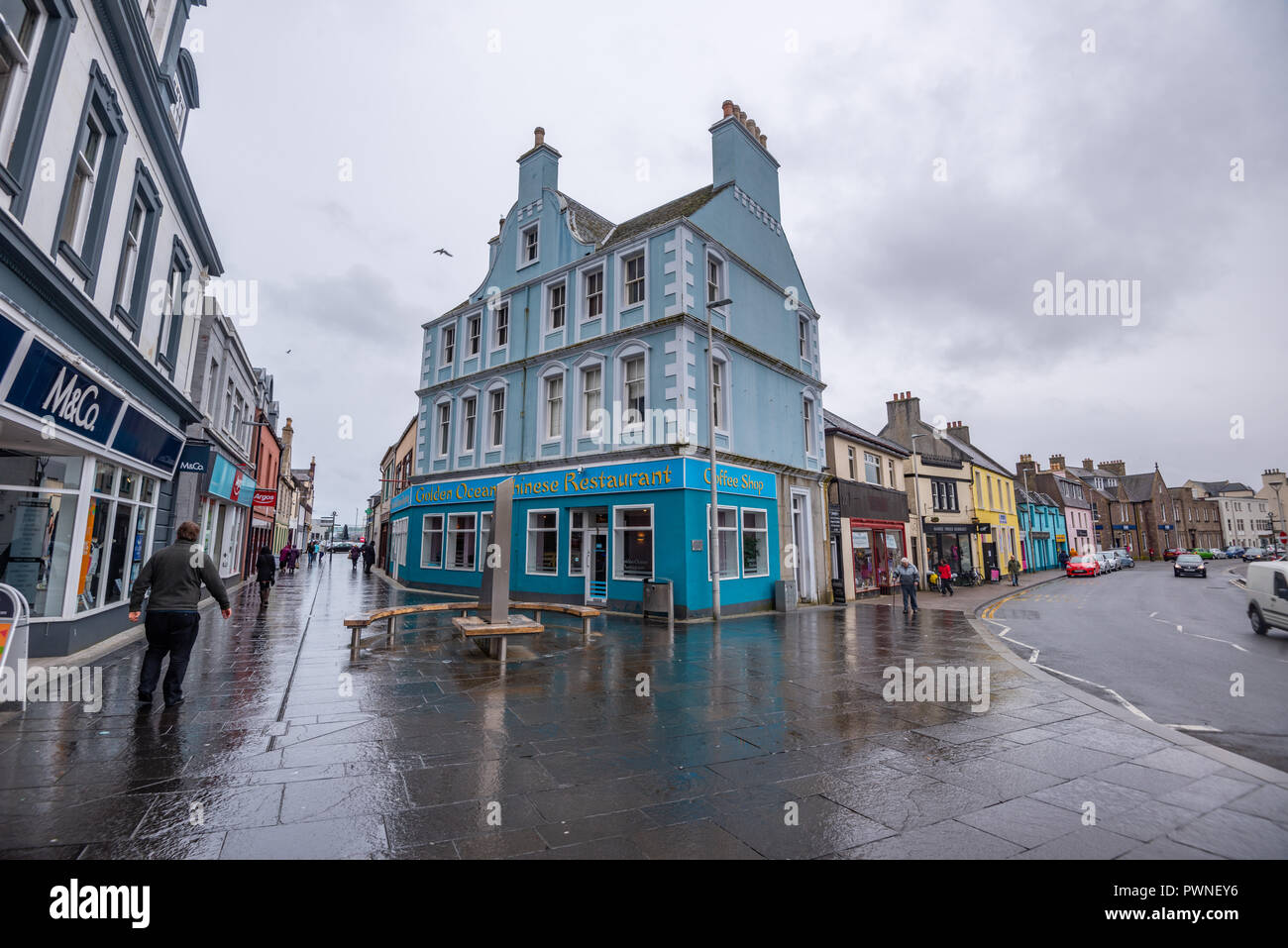 Cromwell St, Waterfront Stornoway, Isle of Lewis, Outer Hebrides ...