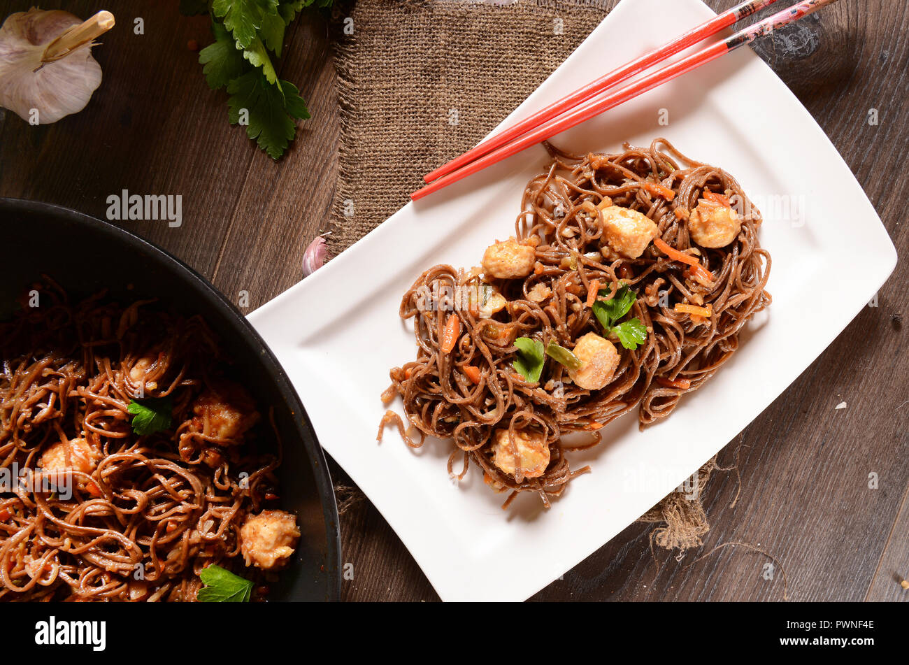 Nasi goreng noodles hi-res stock photography and images - Alamy