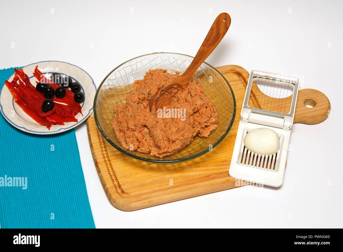 Mashed red beans Stock Photo - Alamy