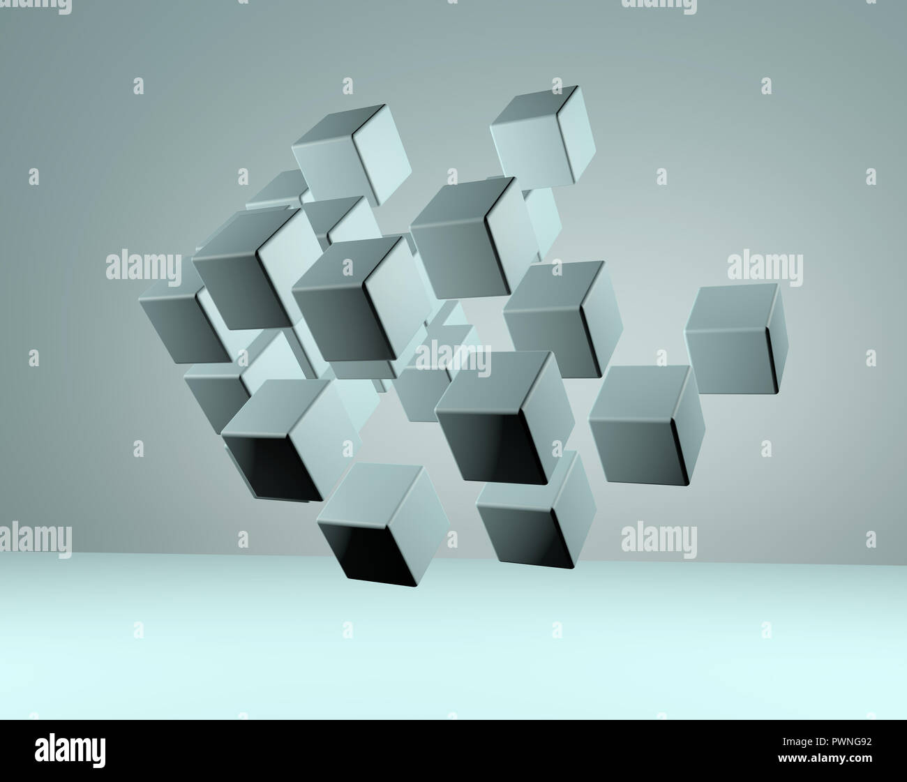 Magic Cubes. 3d cubes - Concept Stock Photo - Alamy