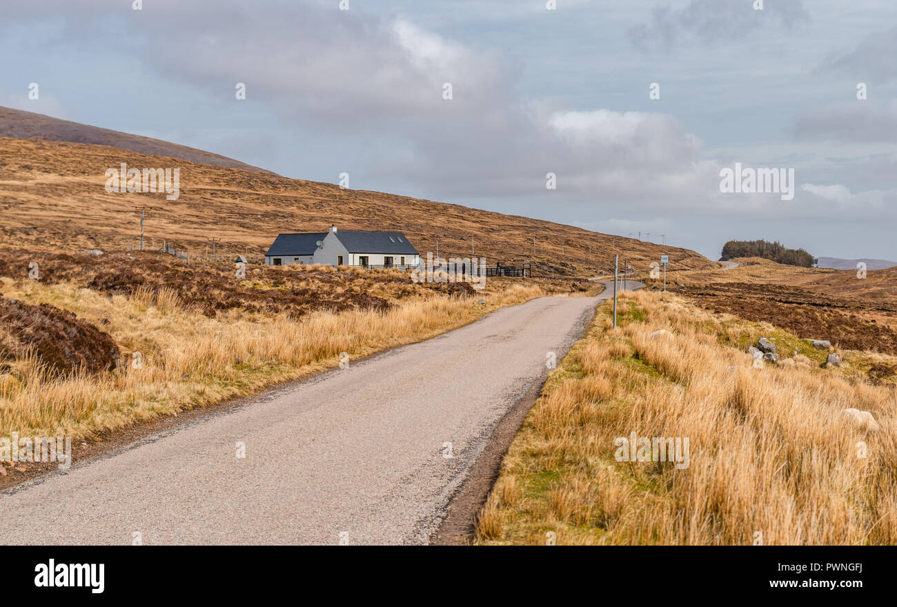 Kyle of Durness Landscape between the Kyle of Durness and Rhiconich ...