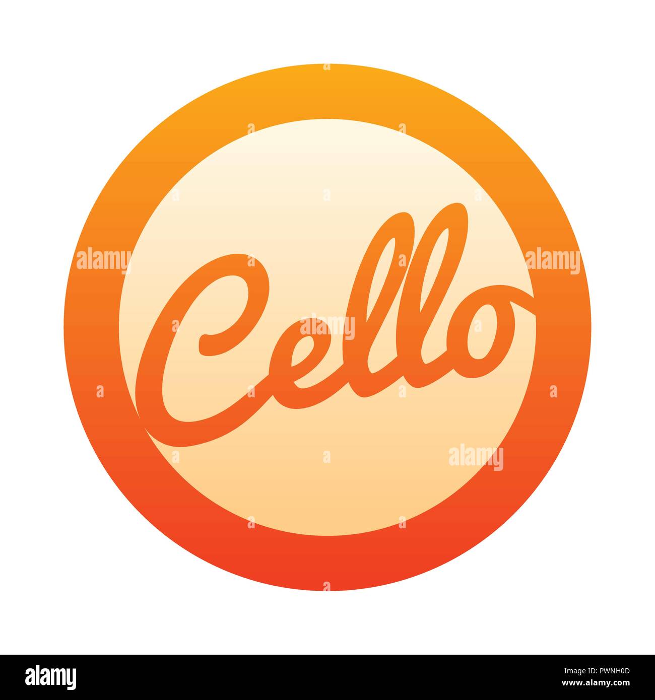 Round Icon for Music Club, Vector Illustration isolated on white Stock ...