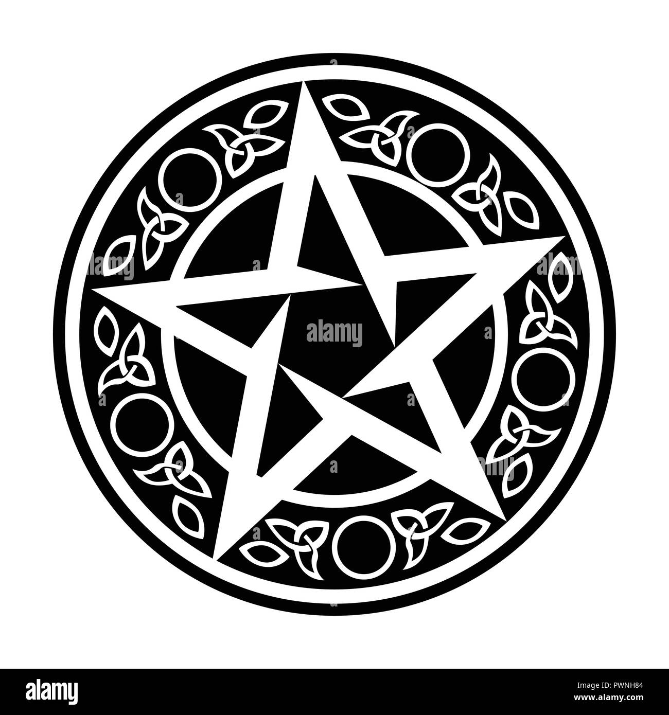 Wiccan vector vectors hi-res stock photography and images - Alamy