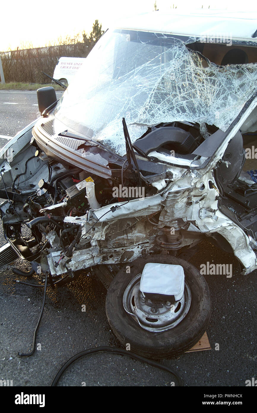 road traffic collision, RTC, car crash Stock Photo - Alamy