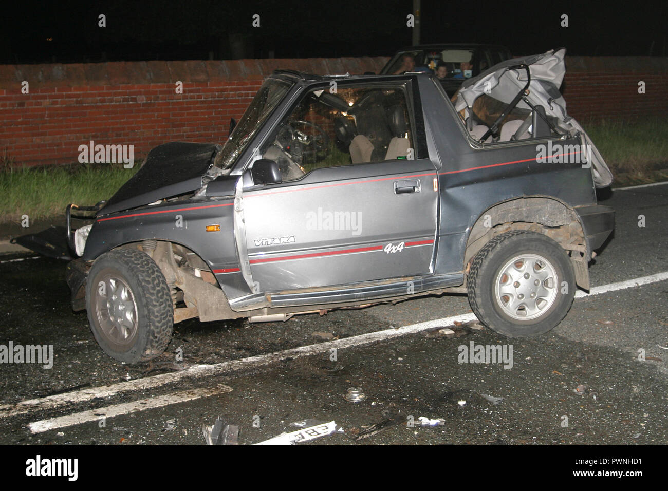 road traffic collision, RTC, car crash Stock Photo - Alamy