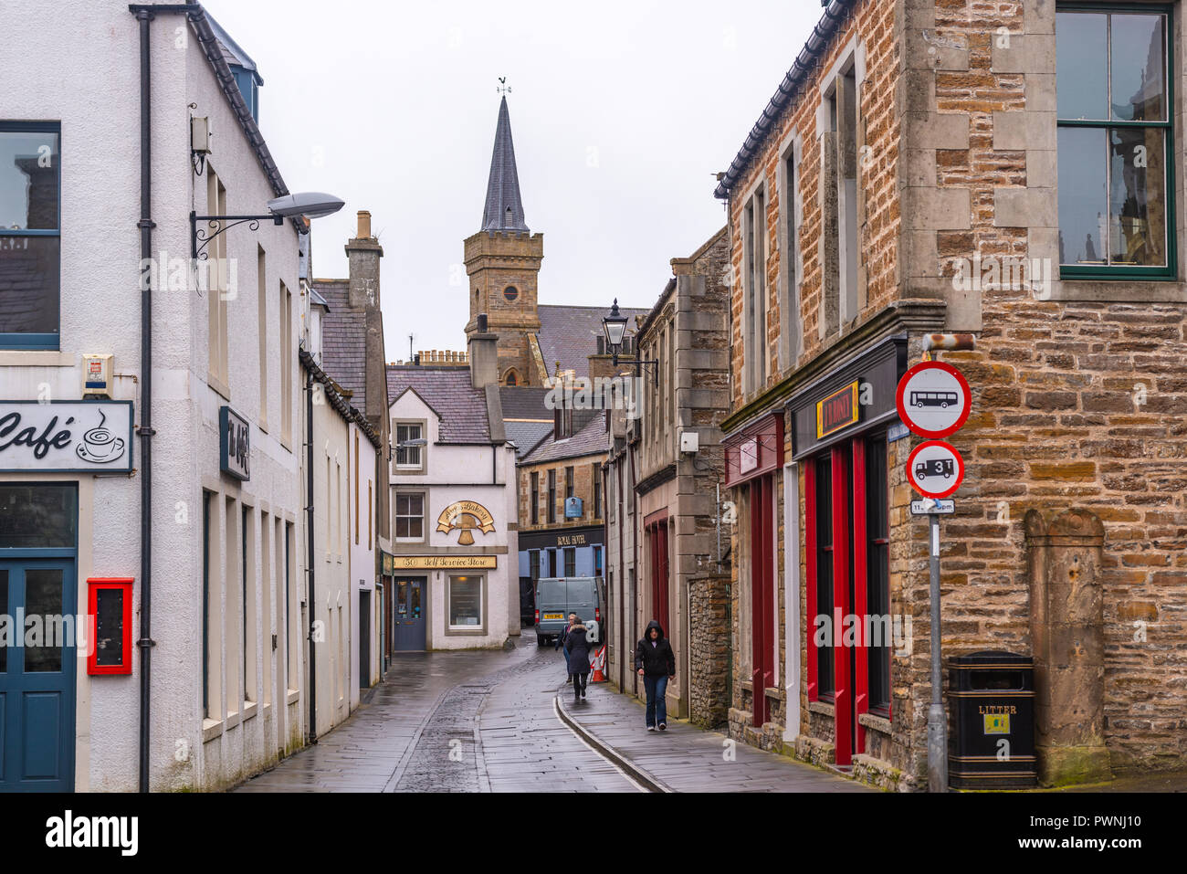 Victoria Street, Parish Church Stromness ,Mainland ,Orkney Islands ...