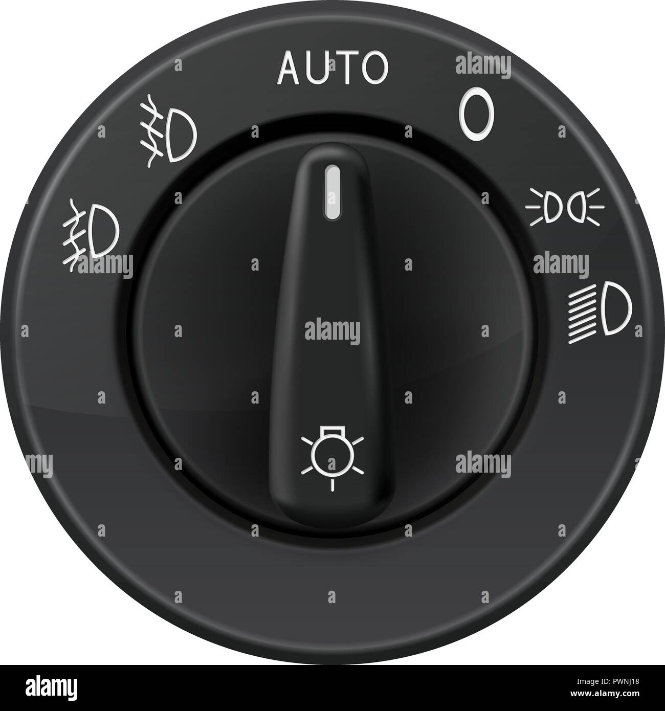 Headlights black Stock Vector Images - Alamy