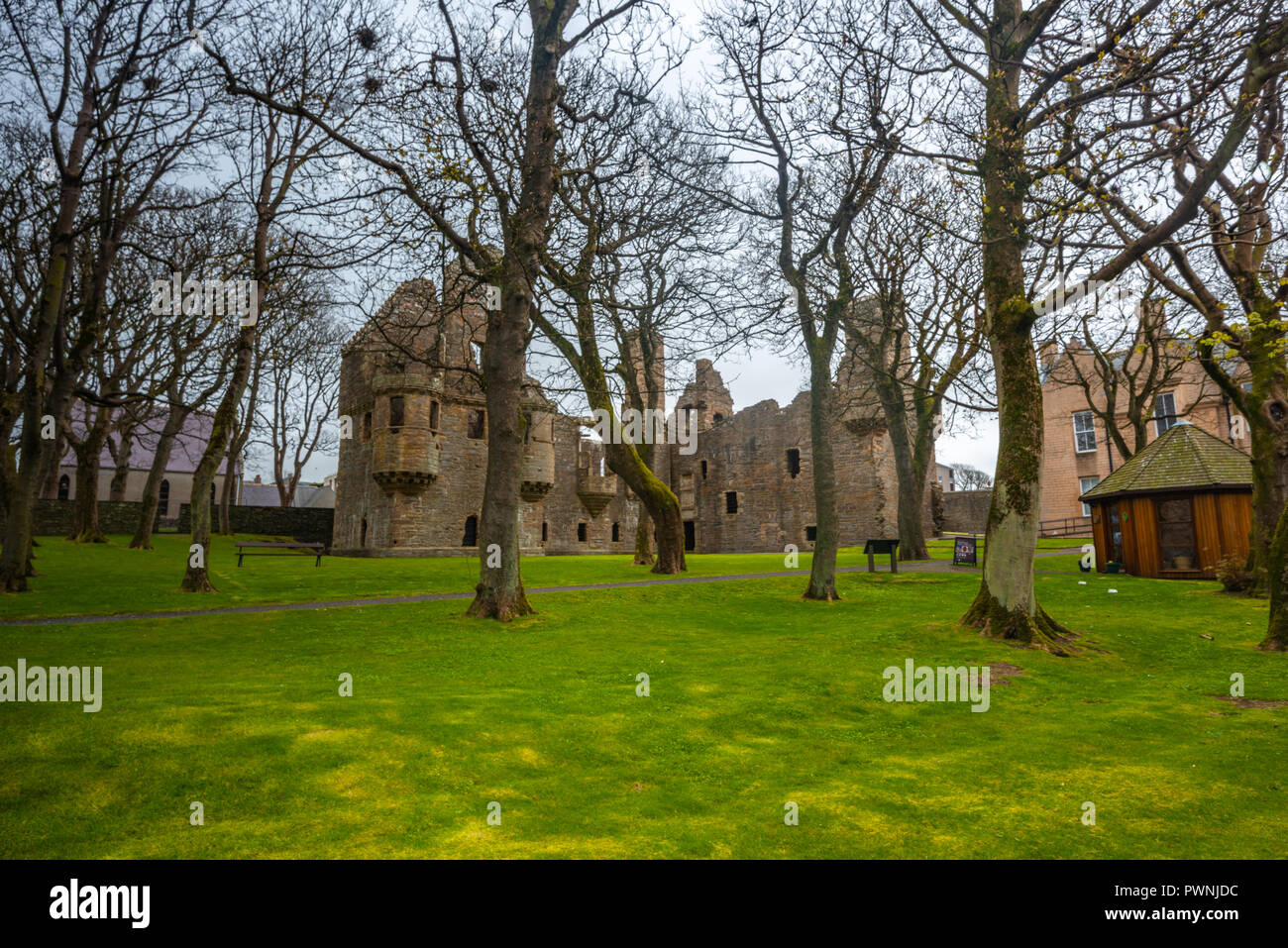 Bishop's and Earl's Palaces Kirkwall, Orkney Islands, Scotland, United ...