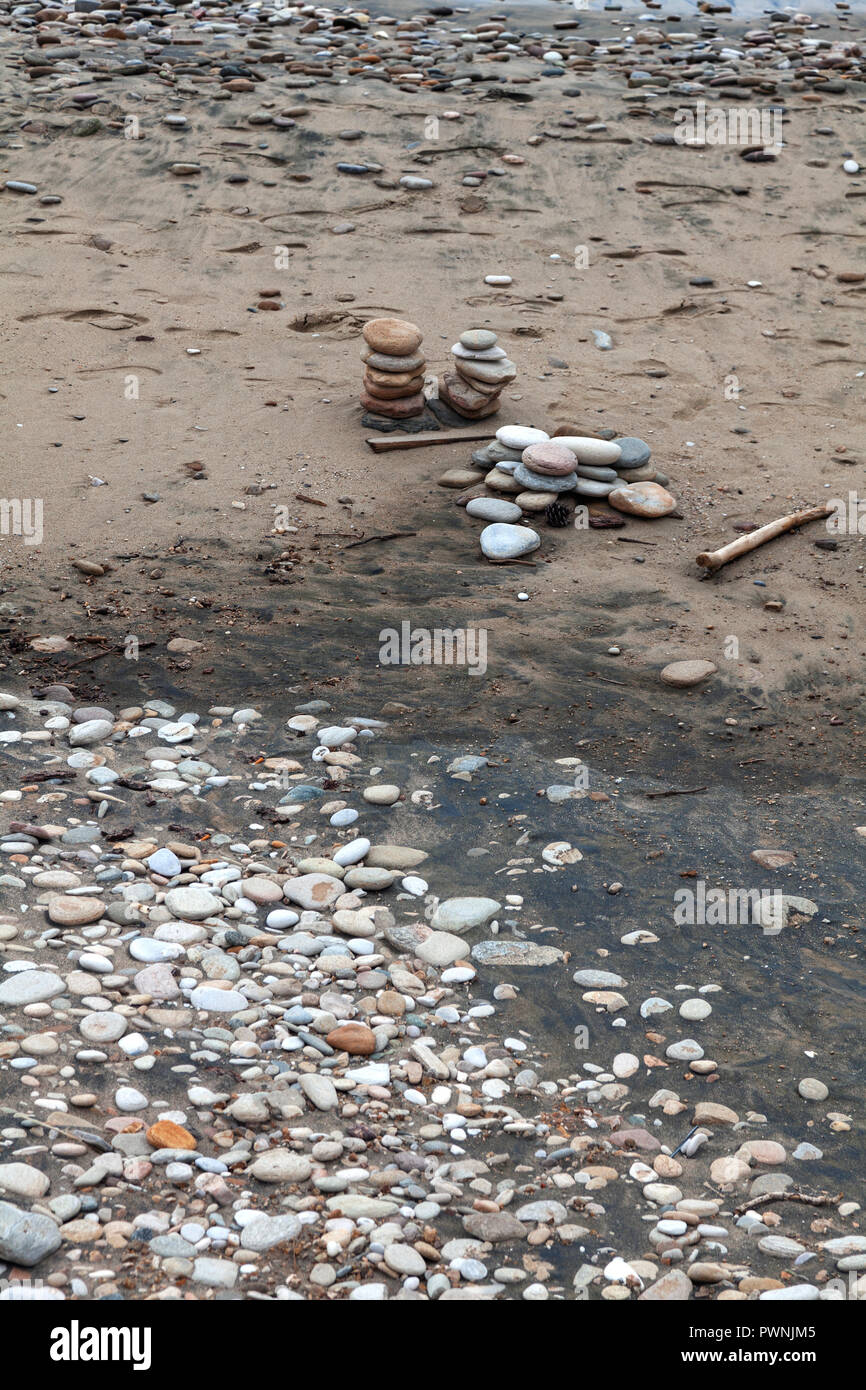 Pebbles on beach Stock Photo - Alamy