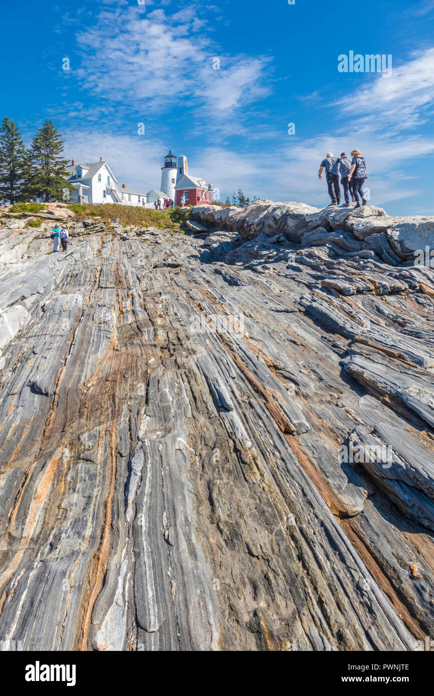 Pemaquid Point Light is a historic U.S. lighthouse located in Bristol ...
