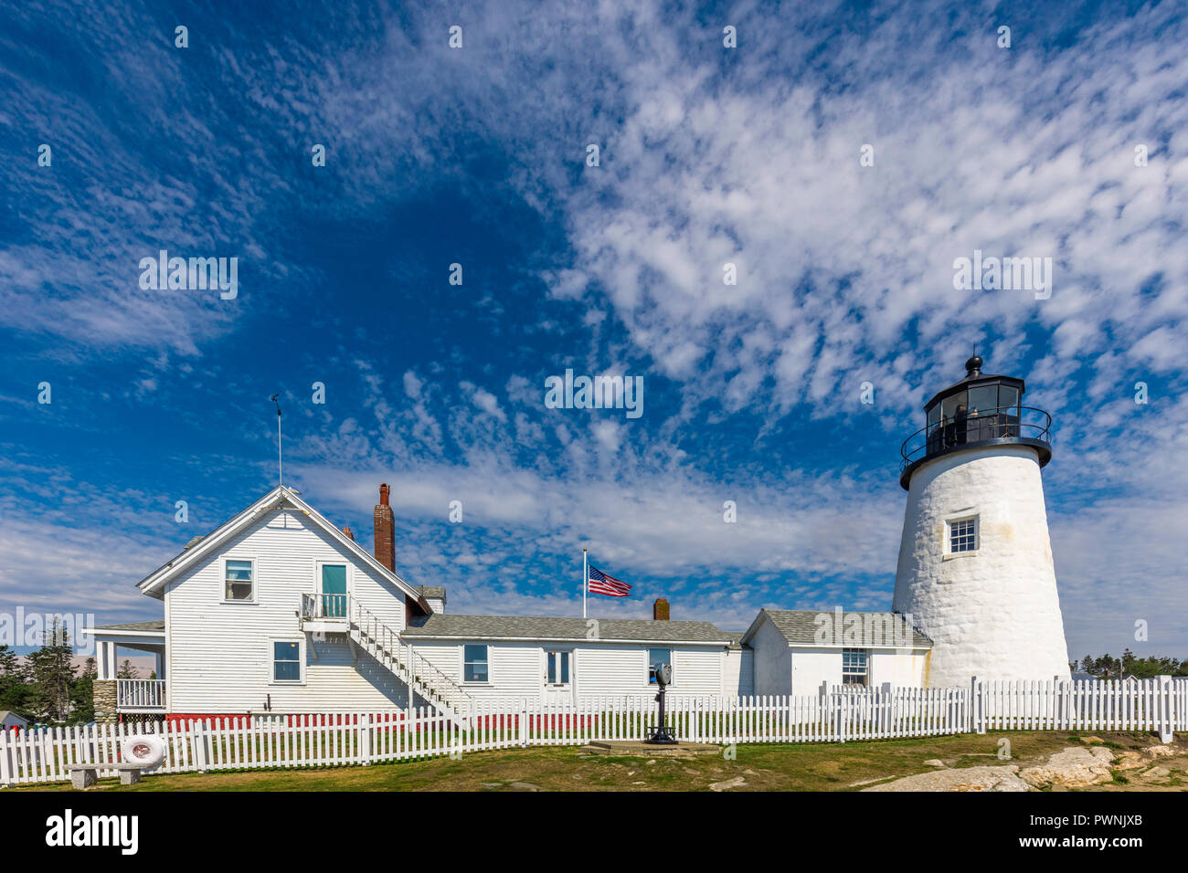 Pemaquid Point Light is a historic U.S. lighthouse located in Bristol ...