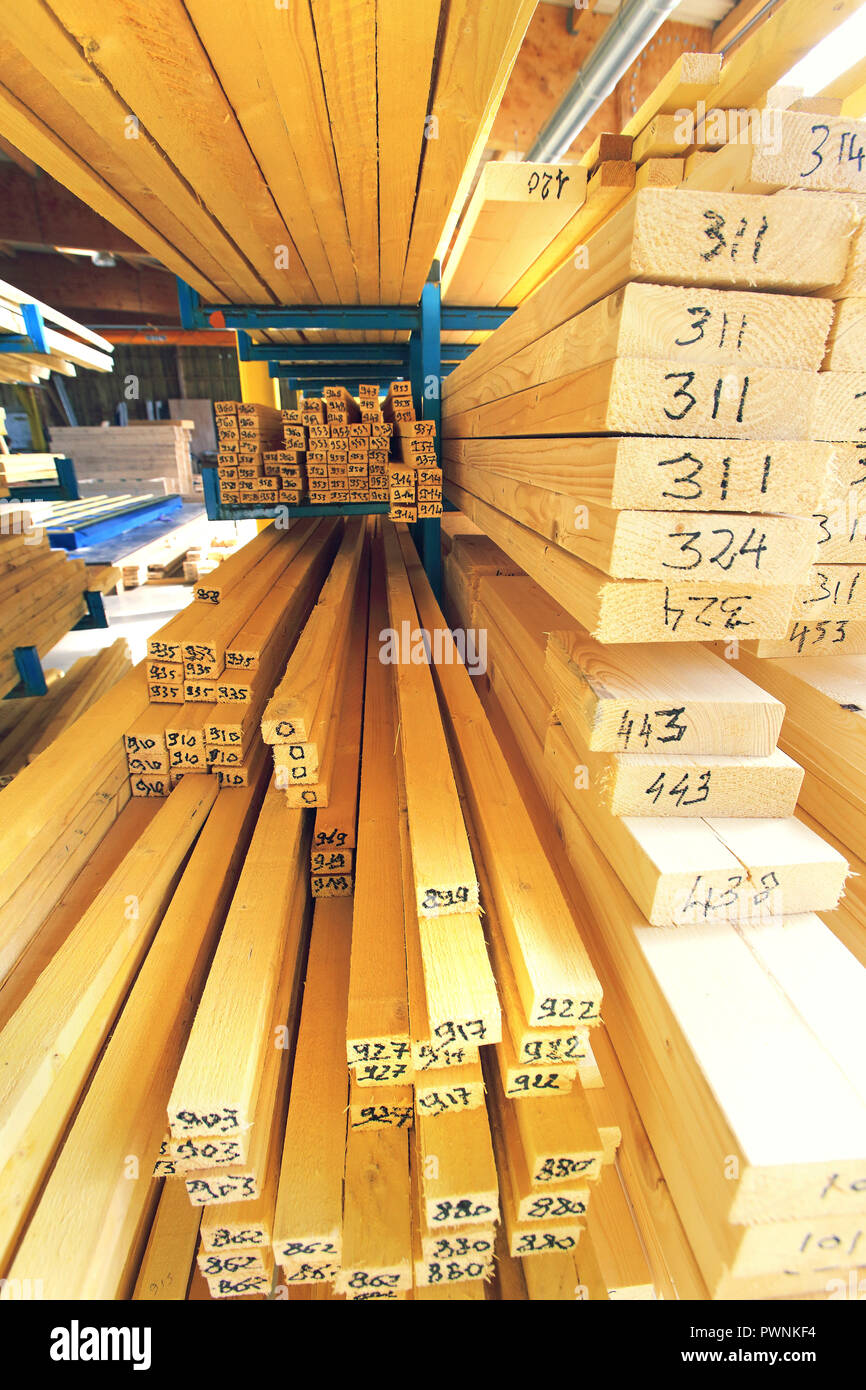 Several pieces of wood Stock Photo - Alamy