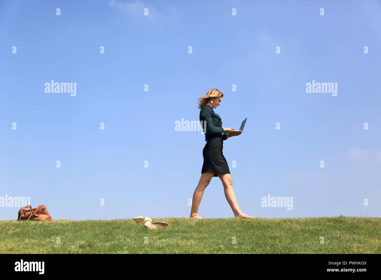 Young woman taking a break. Burn out Stock Photo - Alamy