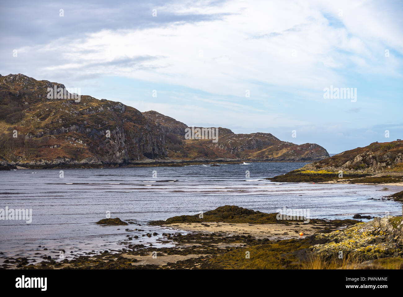 The bay at Inverkirkaig, Sutherland, Scotland, Uk Stock Photo - Alamy
