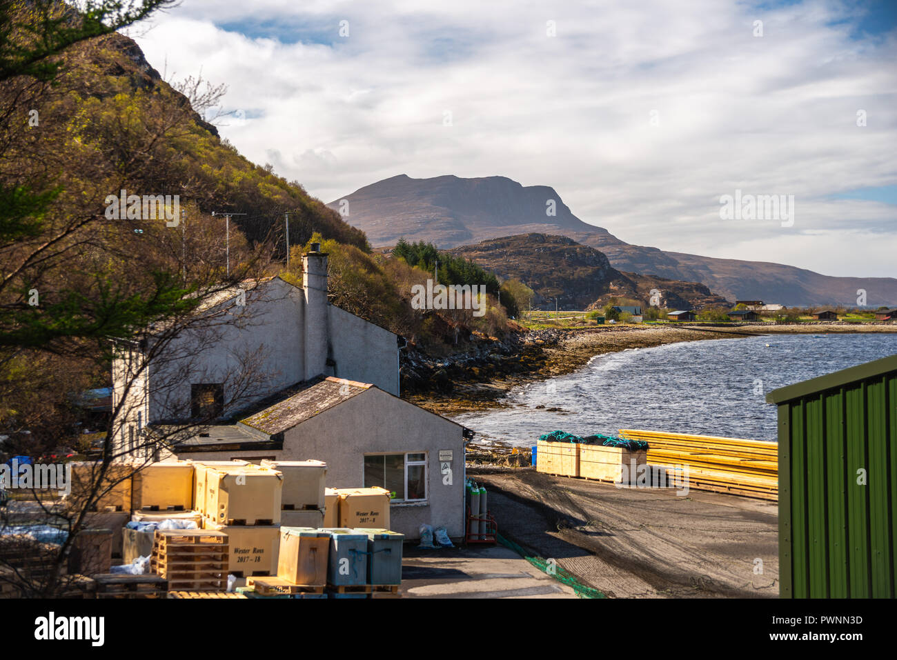 Port of Ullapool, Ross-shire, Scotland, United Kingdom Stock Photo - Alamy