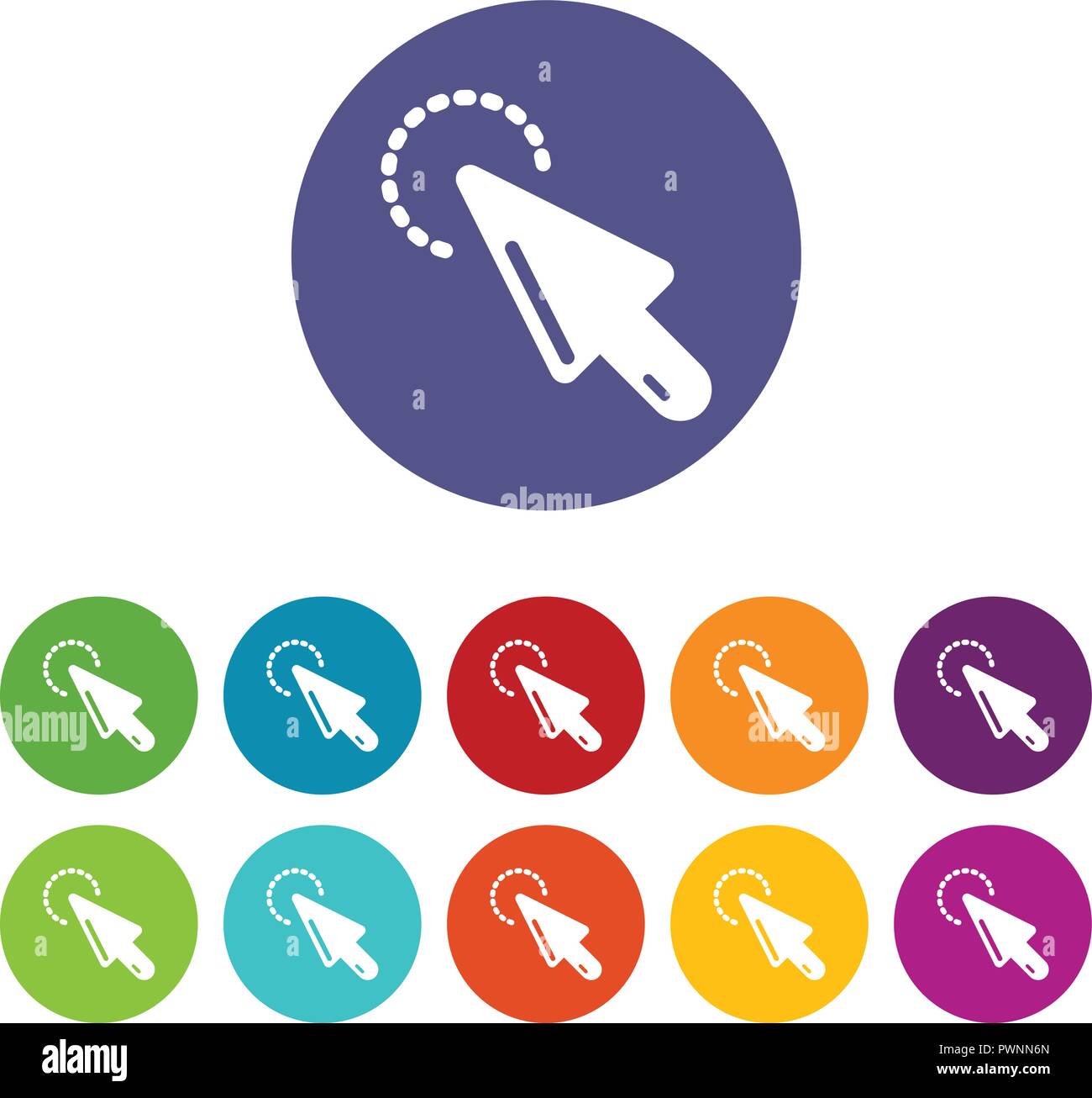 Cursor clean icon, simple black style Stock Vector Image & Art - Alamy