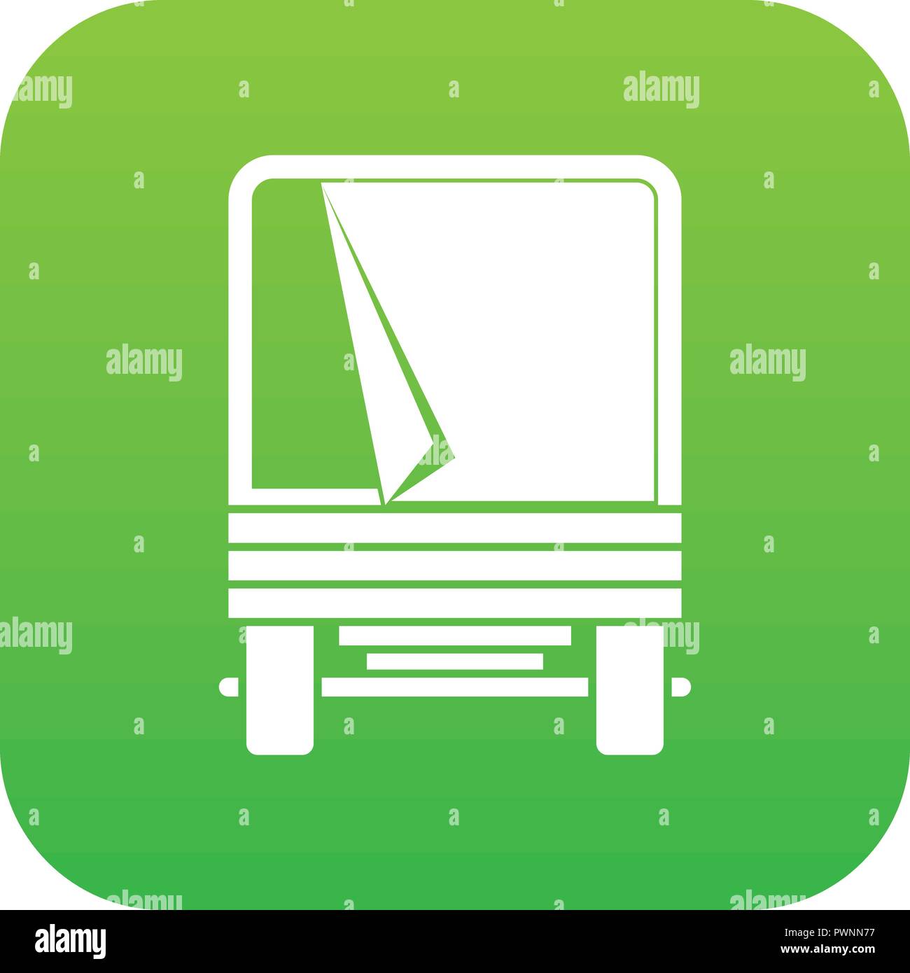 Truck icon digital green Stock Vector Image & Art - Alamy