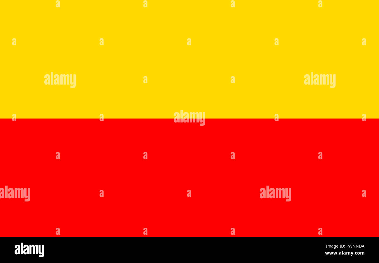 Flag of the Polish Capital city of Warsaw - Poland Stock Photo - Alamy