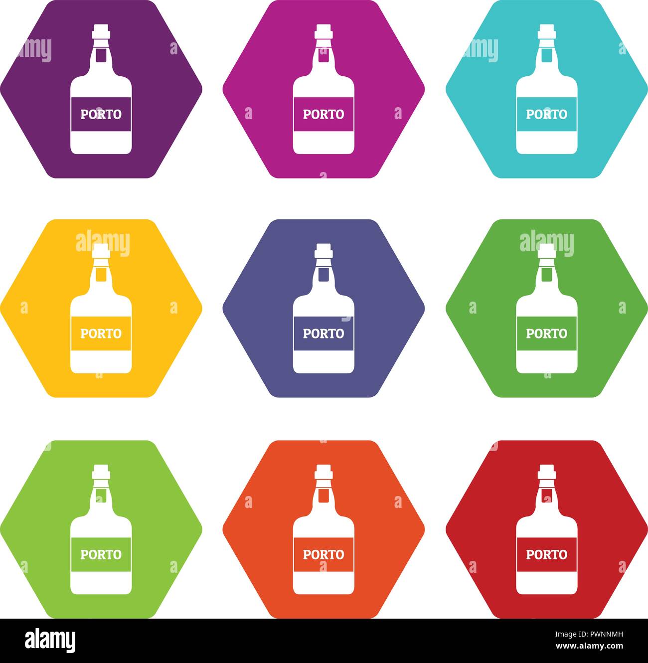 Vintage port wine porto Stock Vector Images - Alamy