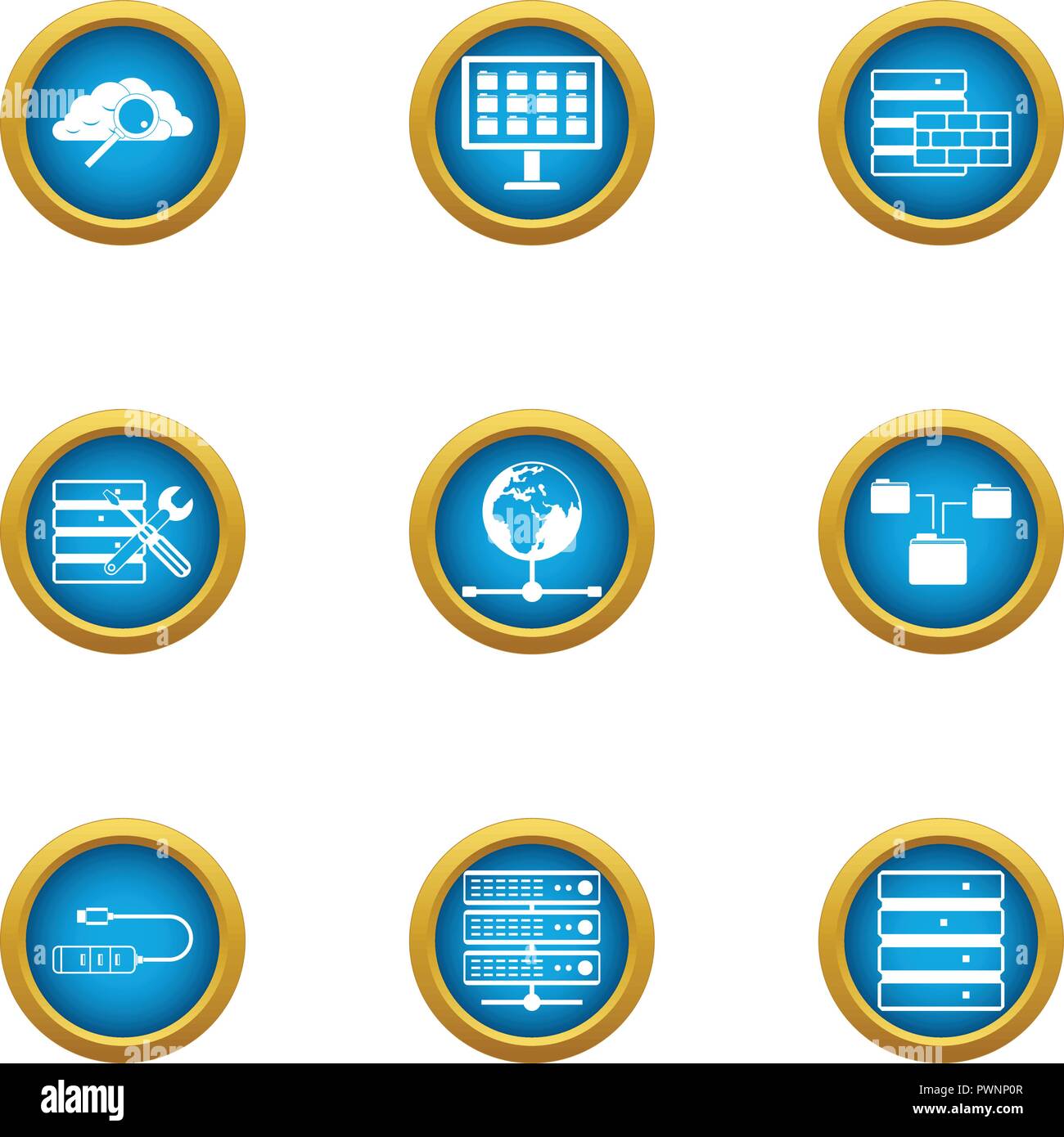 Opportunity icons set, flat style Stock Vector Image & Art - Alamy