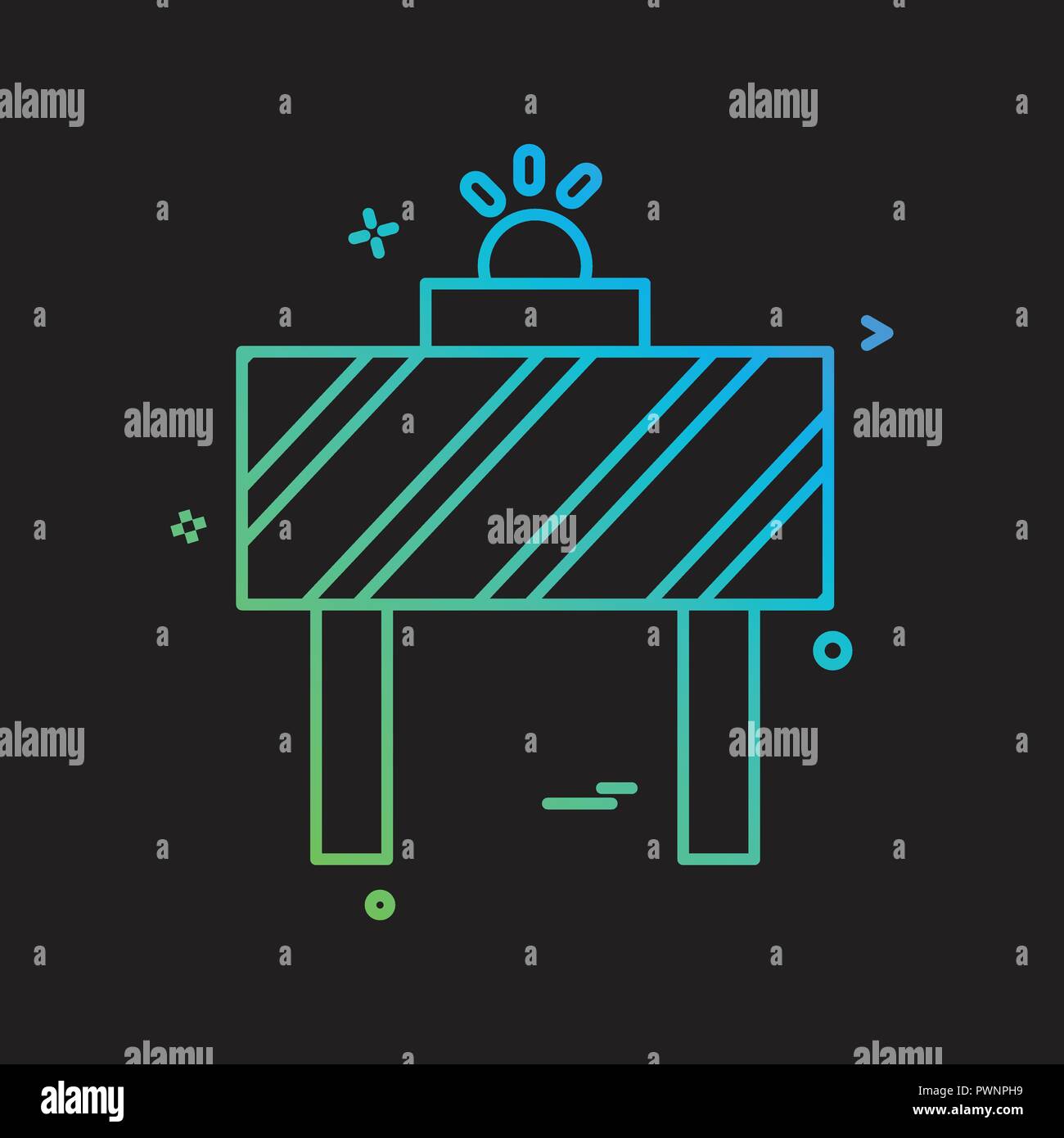 road blocker vector design Stock Vector Image & Art - Alamy