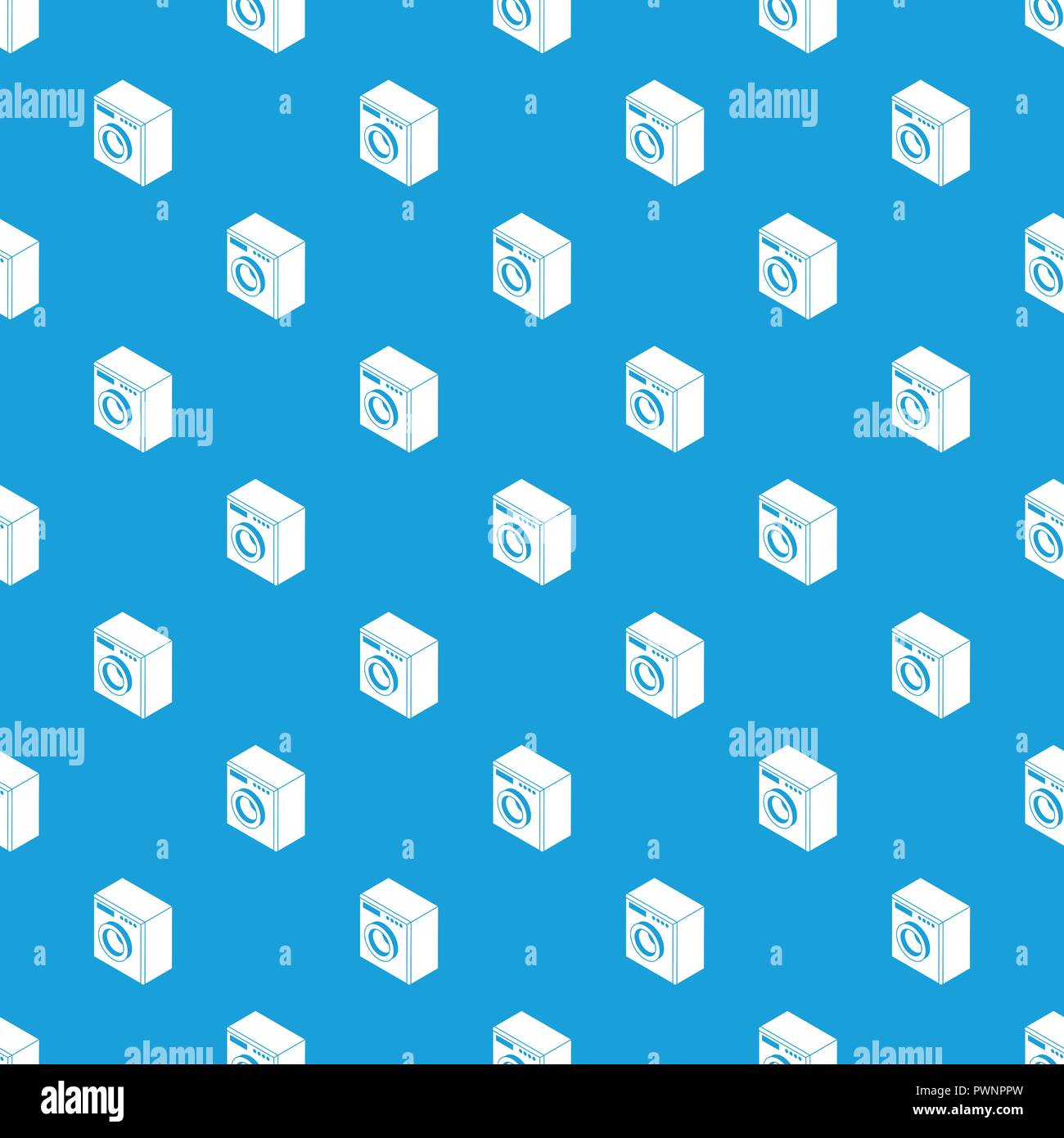 Washing machine pattern vector seamless blue Stock Vector Image & Art ...
