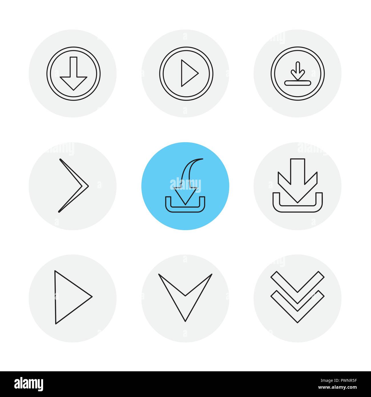 download , play, download , arrows , directions , left , right ...