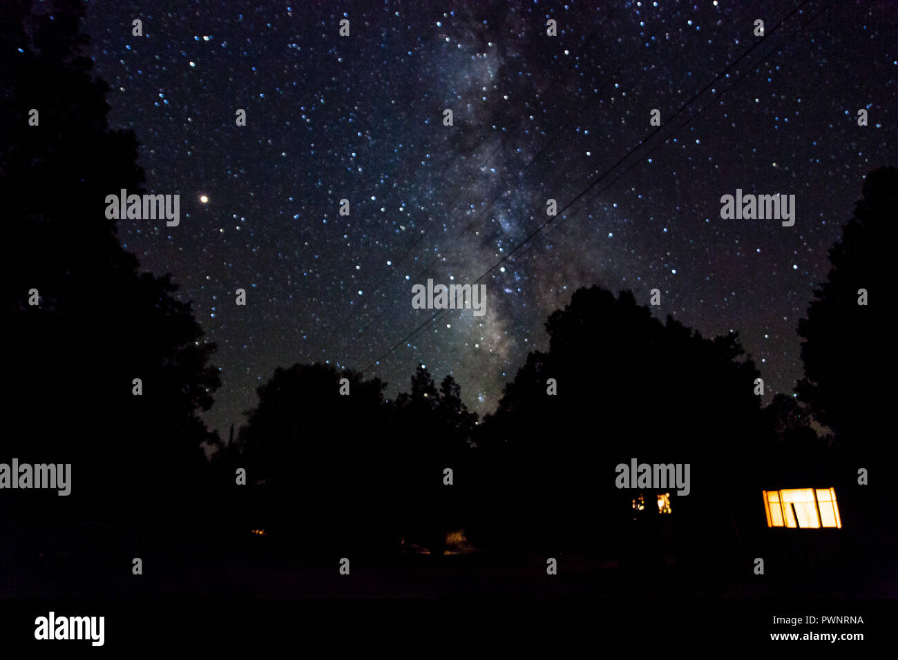 An incredible clear night in the Sangre de Cristo mountains of the ...