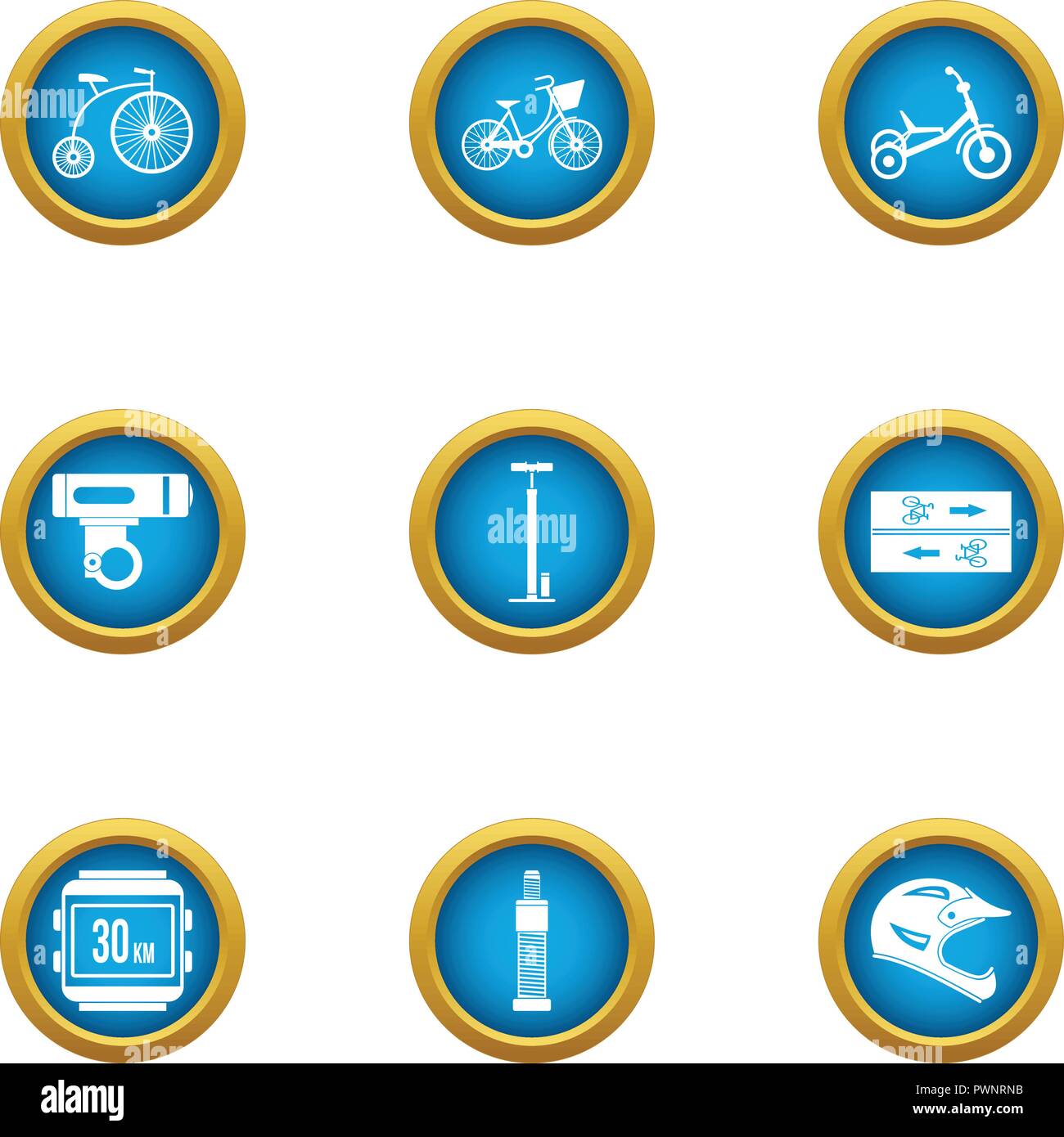 Cycleway Stock Vector Images - Alamy