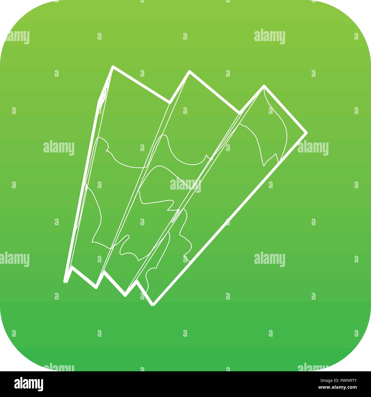 Map icon green vector Stock Vector Image & Art - Alamy
