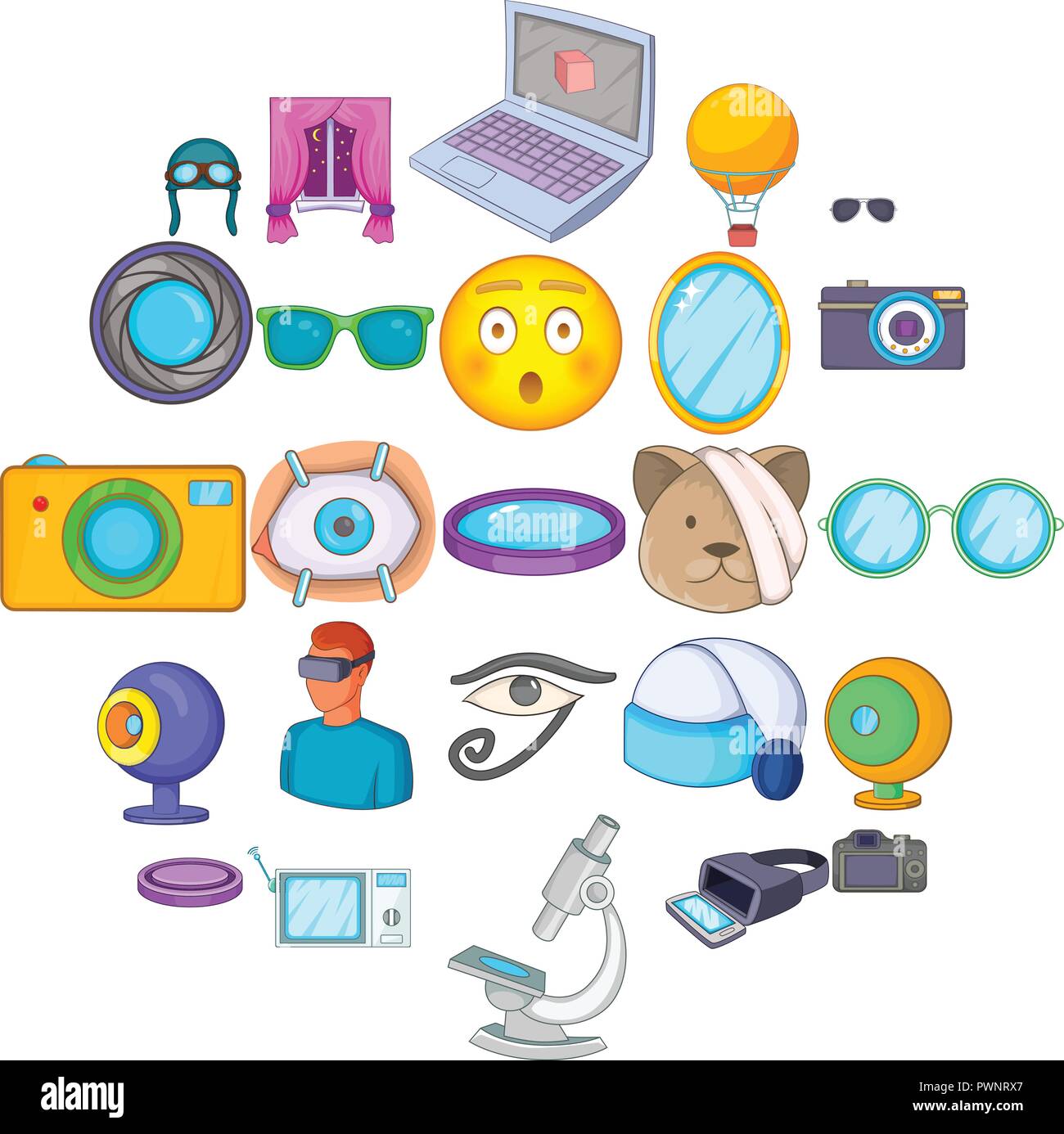 Surveillance visibility Stock Vector Images - Alamy