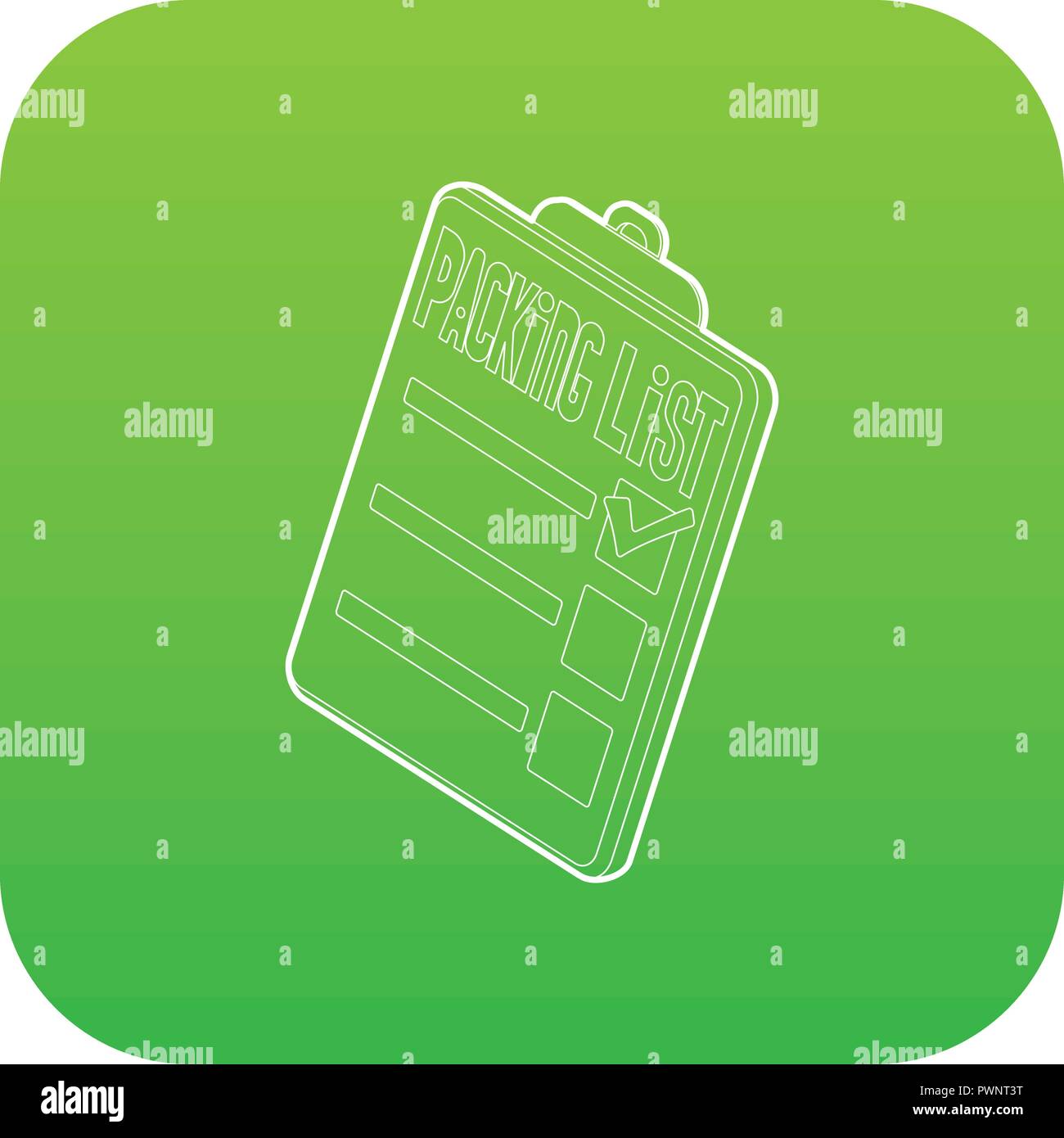 Packing list clipboard 3d hi-res stock photography and images - Alamy