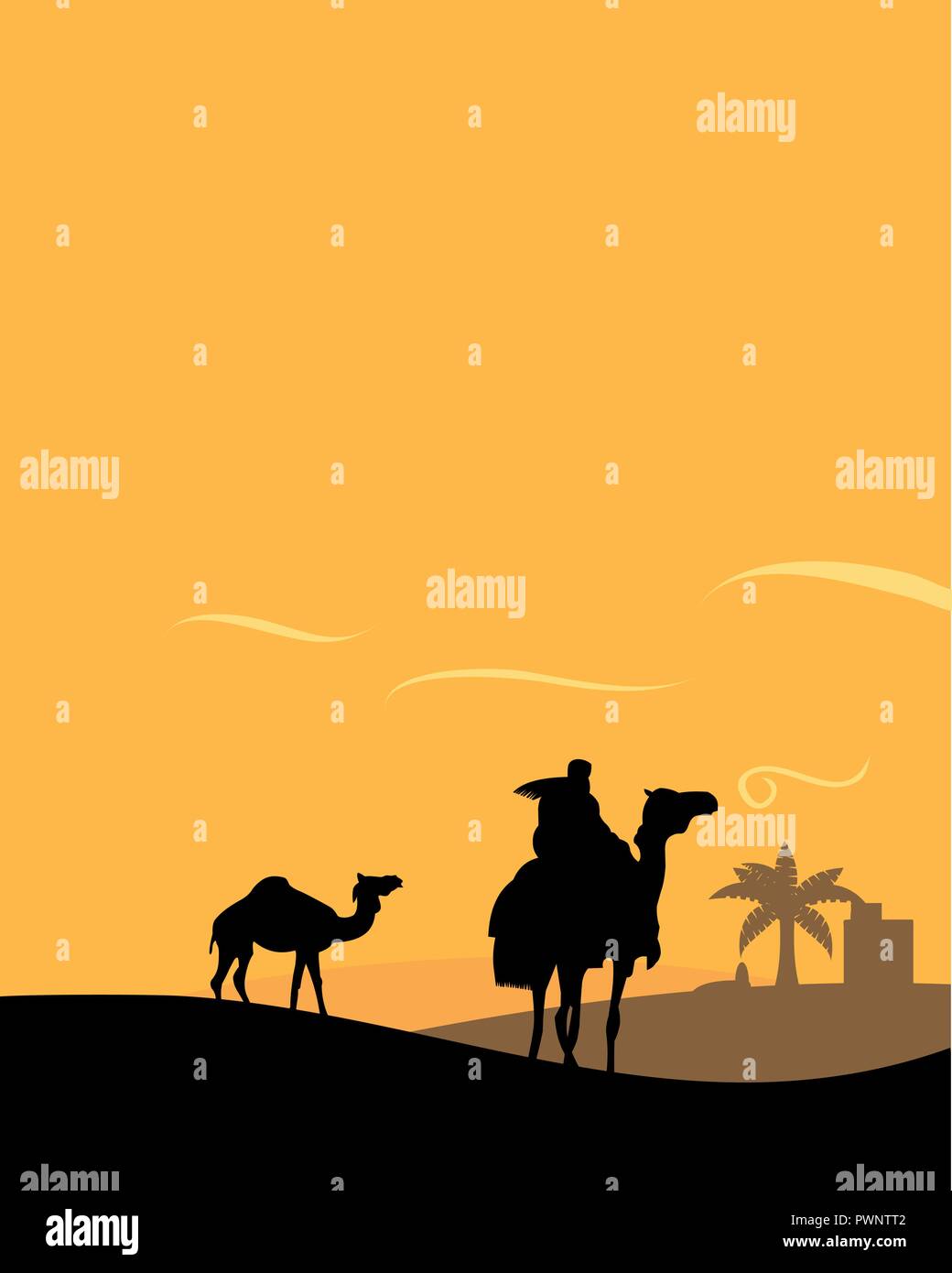 Islamic historical drawings set for children Stock Vector Image & Art ...