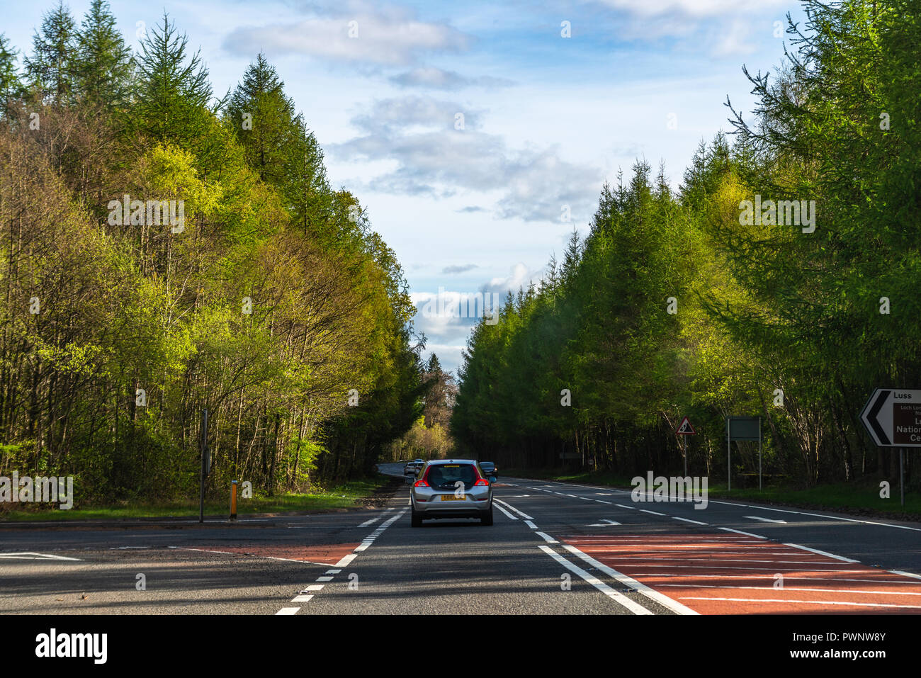 Drivers view road hi-res stock photography and images - Alamy