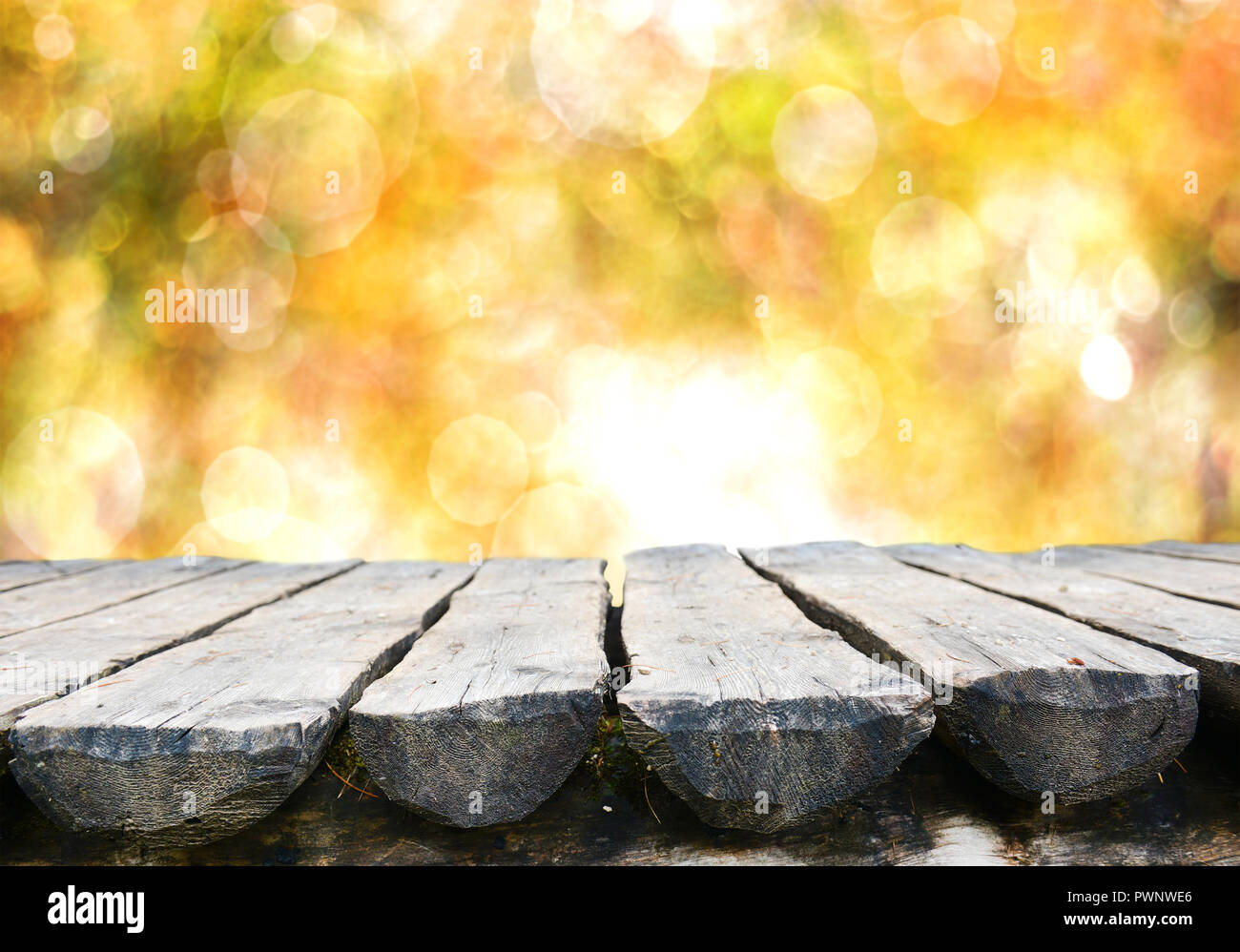 empty table for product display montages Stock Photo - Alamy