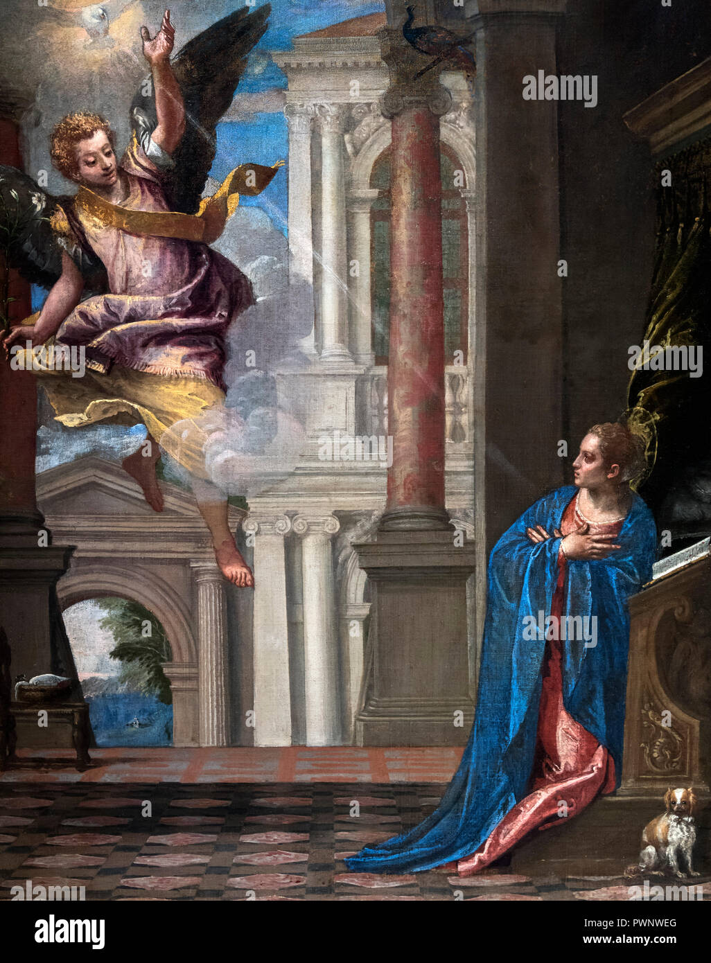 Mary and angel gabriel hi-res stock photography and images - Alamy