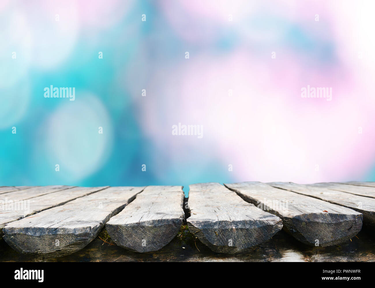 empty table for product display montages Stock Photo - Alamy
