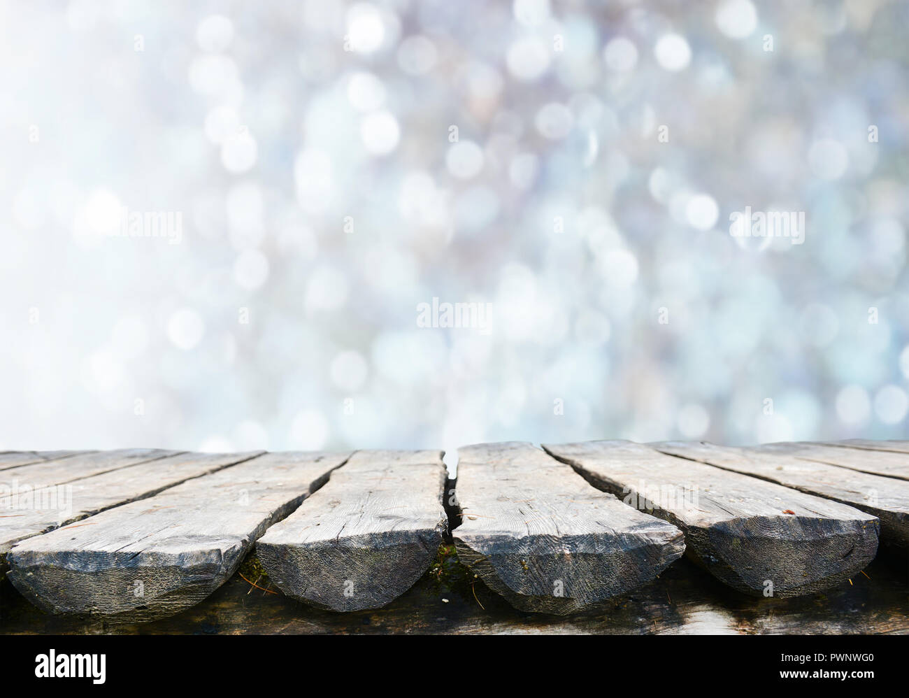empty table for product display montages Stock Photo - Alamy