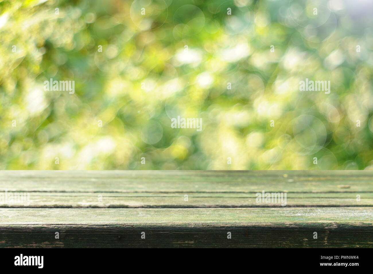 empty table for product display montages Stock Photo - Alamy
