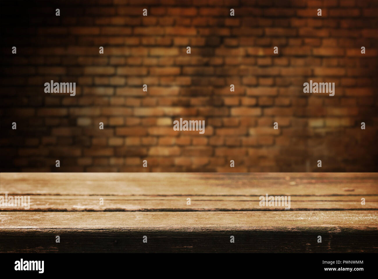 empty table for product display montages Stock Photo - Alamy