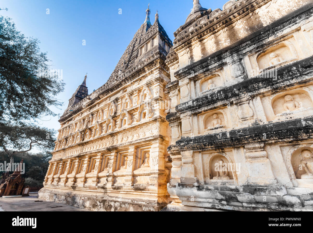 Mahabodi temple in Bagan, Myanmar Stock Photo - Alamy