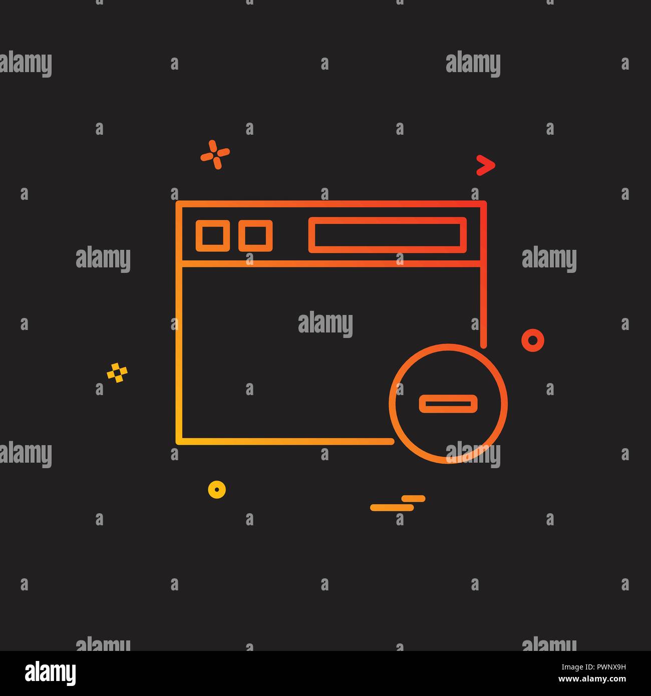 Web layout icon design vector Stock Vector Image & Art - Alamy