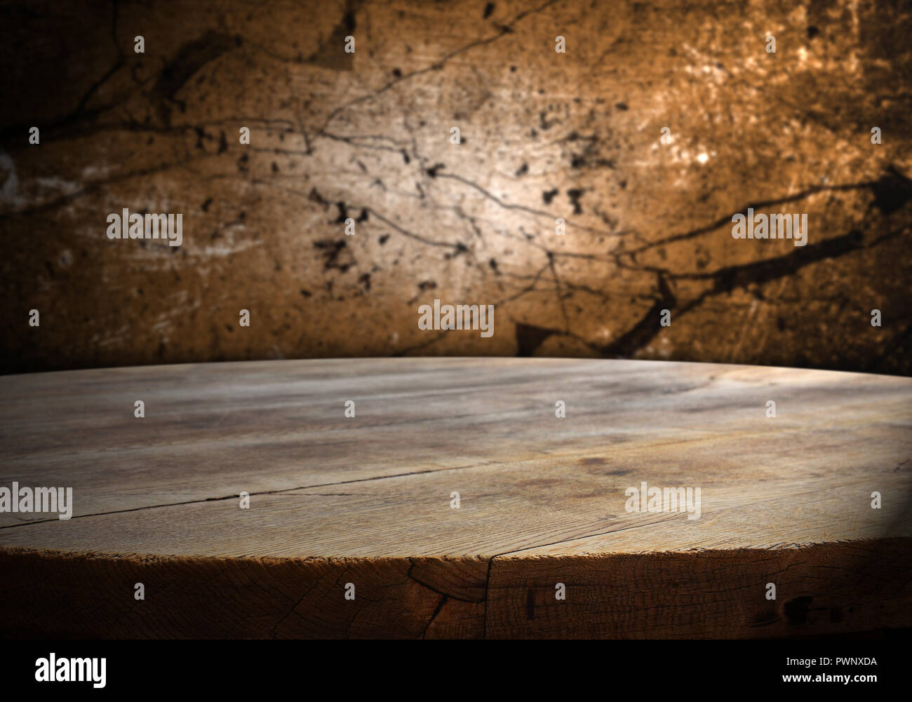 empty table for product display montages Stock Photo - Alamy