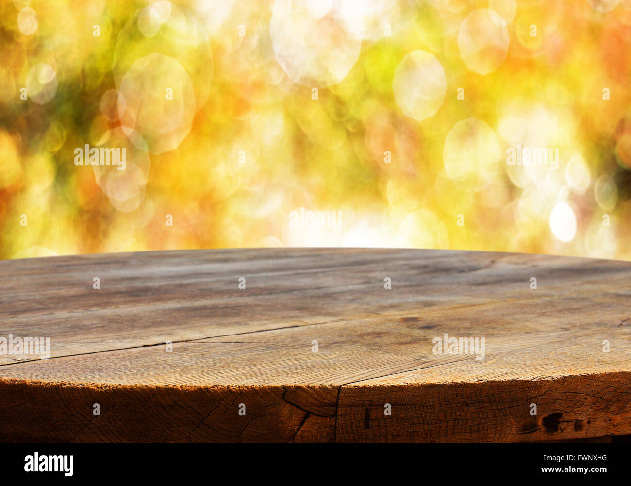 empty table for product display montages Stock Photo - Alamy