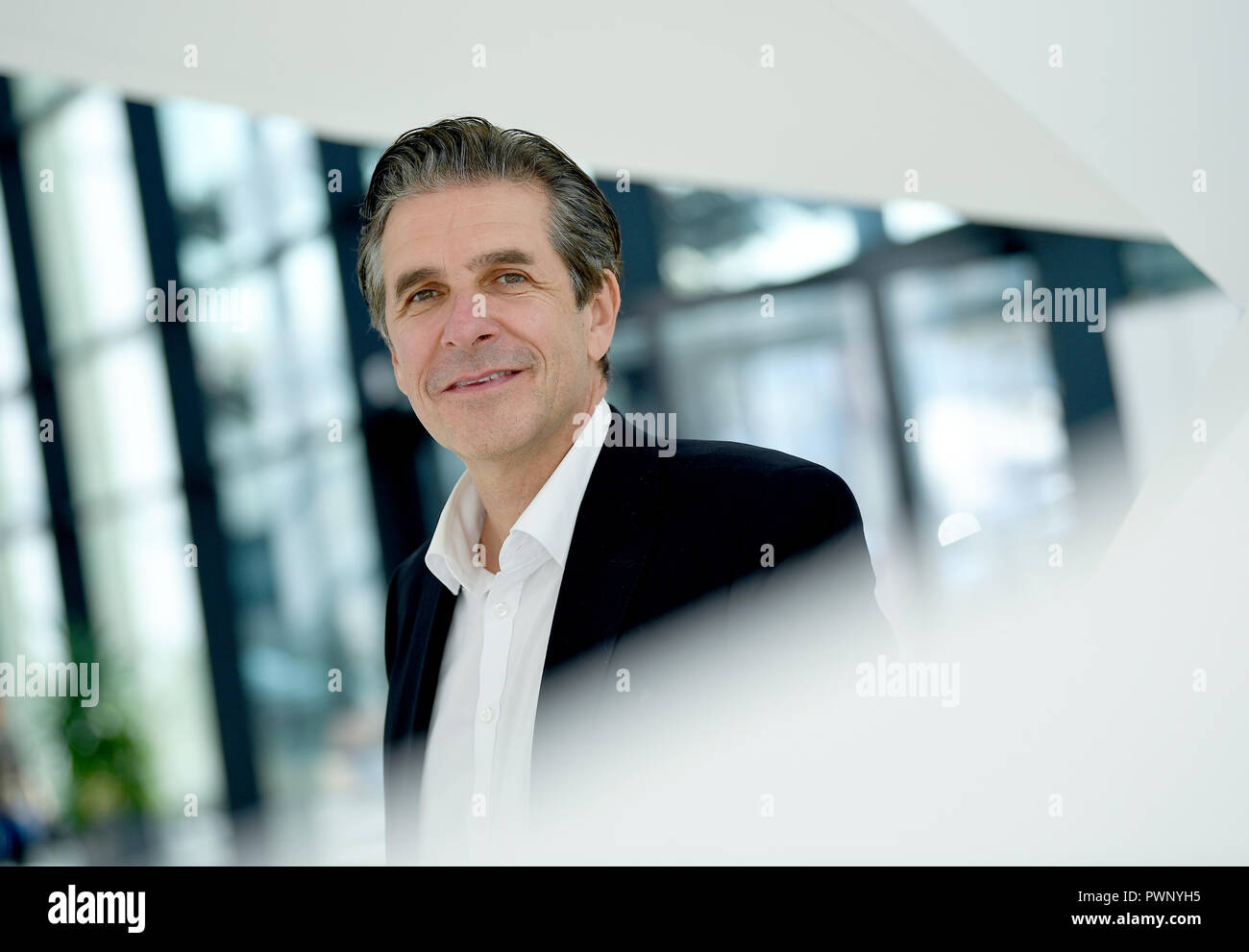 17 October 2018, Berlin: Jens Hanke, founder of Graforce. Photo: Britta ...