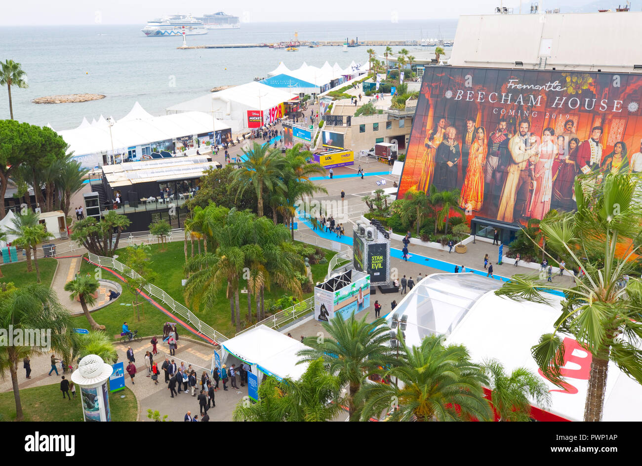 Cannes, France - October 16, 2018: MIPCOM, The World's Leading ...